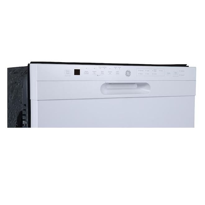 GE APPLIANCES Lave-vaisselle encastré à commandes frontales GE blanc ... GE APPLIANCES Lave-vaisselle encastré à commandes frontales GE blanc ...