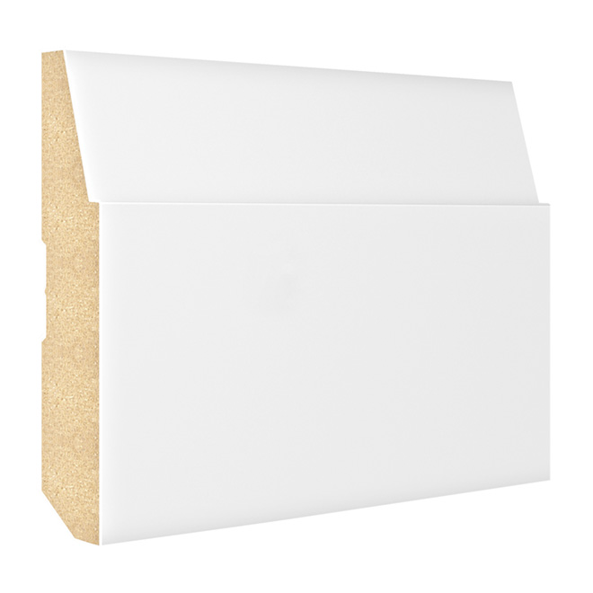 Metrie Primed Mdf Baseboard 3 4 In X 5 1 2 In X 8 Ft Cvs2b1pmd08