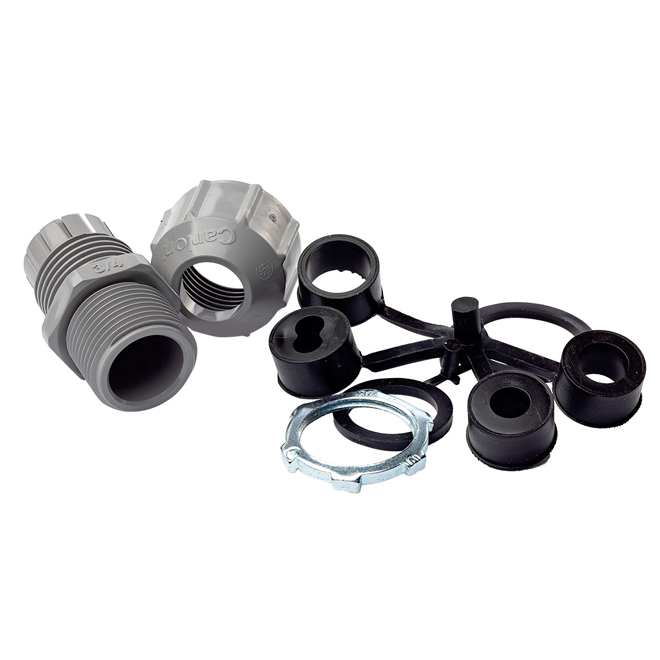 Carlon 3 4 In Threaded Strain Relief Connector Kit Srtc 075 Réno Dépôt