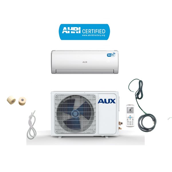 Aux 36 000 Btu 230 Volt Ductless Mini Split Air Conditioner Heater And