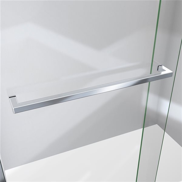 Dreamline Sapphire V 76 In X 44 In To 48 In Semi Frameless Bypass